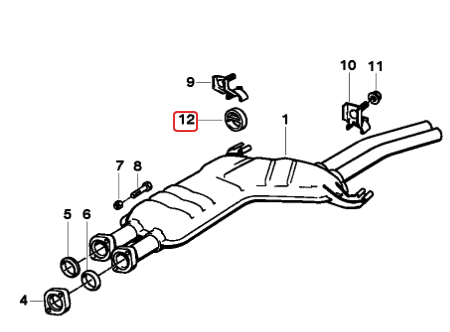 BMW / マフラー ラバー リング / 18211177708 / MTC ｜ EURO AUTO（ユーロオート）